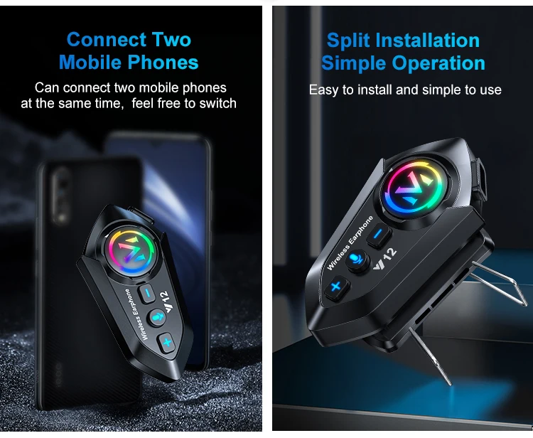 OEM Blue Tooth 5.3 Chip Motorcycle Helmet Headset with CVC+DSP Noise ...