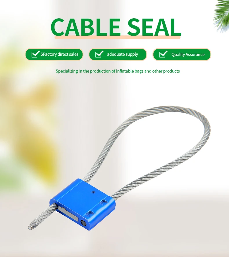Adjustable Colorful Cable Seal Lock Security Cable Seal High Security ...