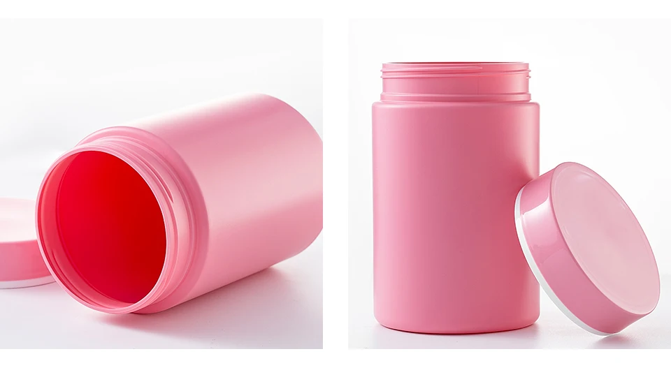 HDPE Pink Container 1200ml - Ideal for Protein Powder