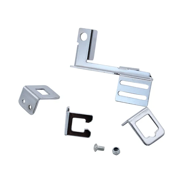 Chrome Throttle Cable Kick Down Bracket Fitting for GM Chevy SBC BBC ...