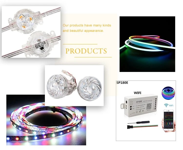 4 Pin Dual Signal DC12V Addressable RGB Digital Pixel Tape Flexible PCB ...