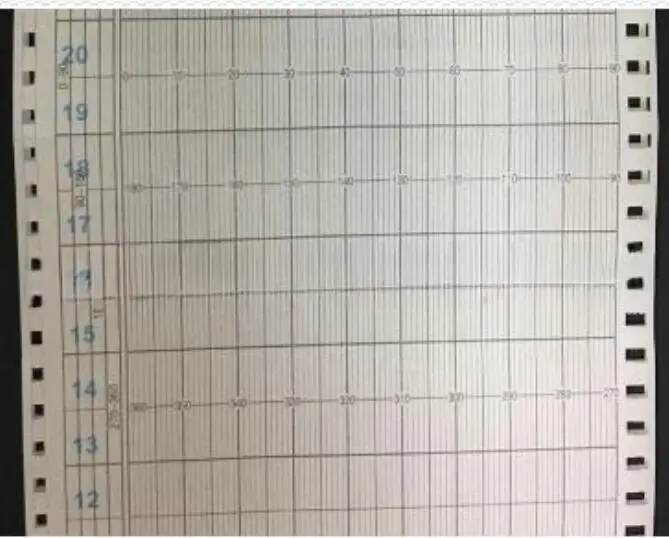 Recording Chart Folding Chart Recorder Paper For Kr-100 Ur10000436102 ...