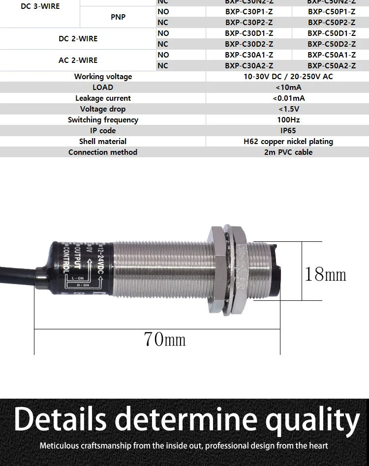 BXUAN Optical Proximity Sensor - Reliable Distance Detection