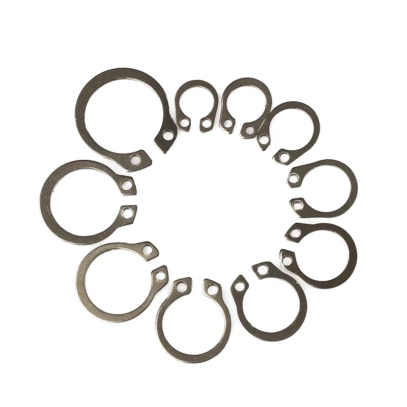 250pcs C-Clip Washers - Durable Stainless Steel Solutions