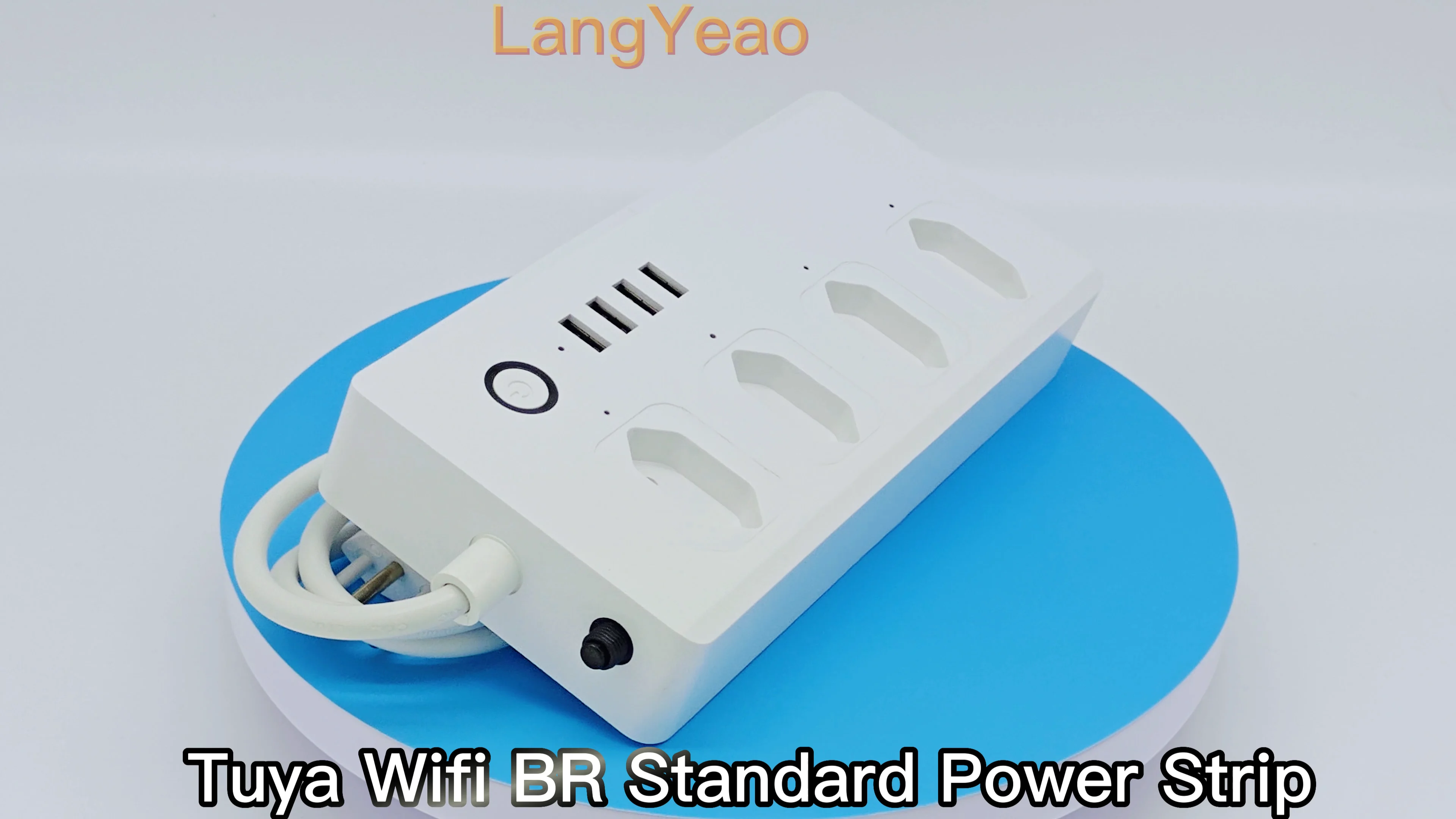 Tuya Wifi Br Standard Power Strip Smart Plug Socket Smart Home Surge ...