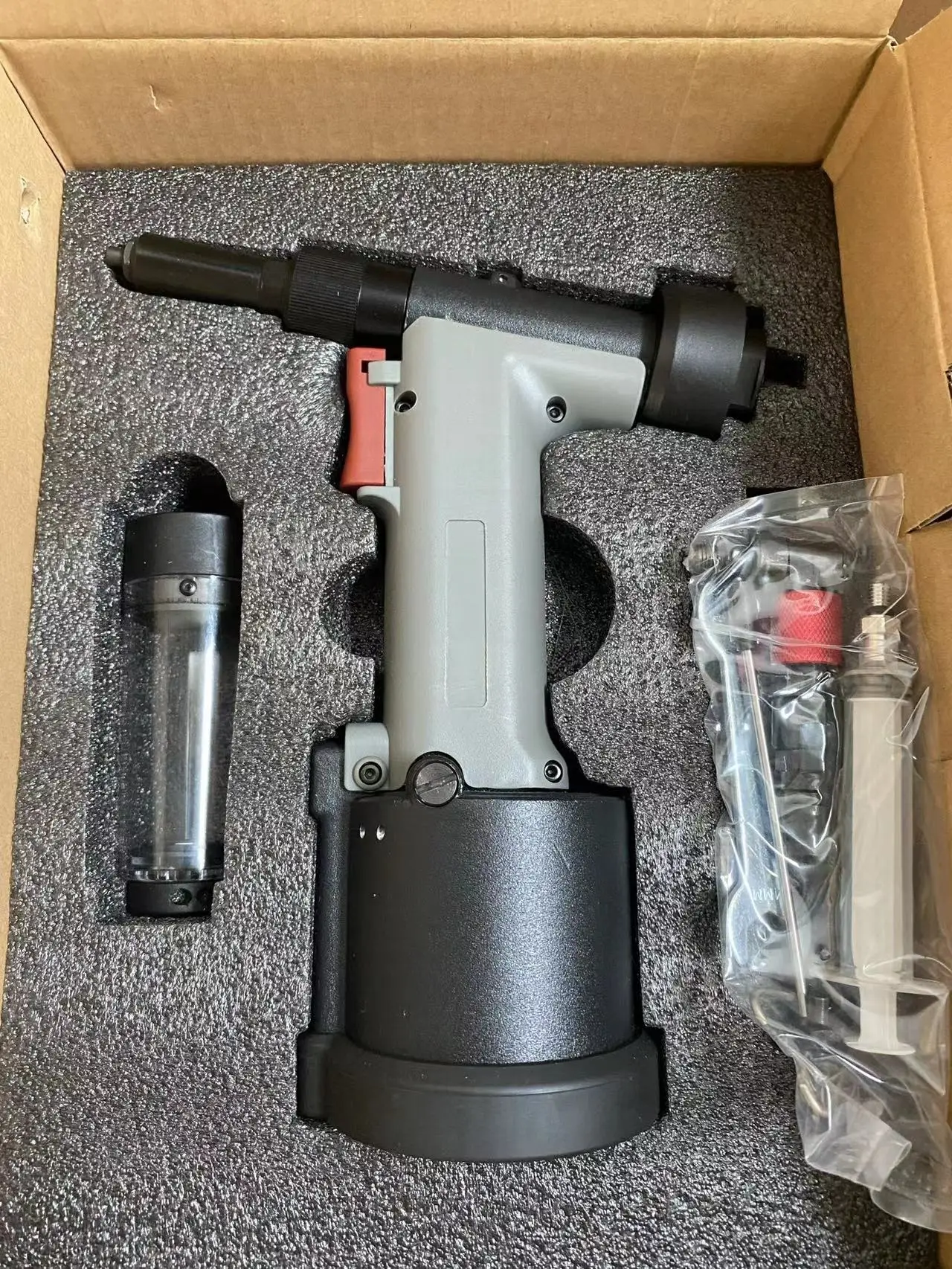 Air Riveter Blind Rivet Gun Kit Capable For Stainless Steel 4.8/6.4mm ...