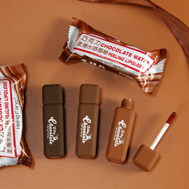Oem Silk Chocolate Cute Candy Water Feeling Lip Tint Private Label ...