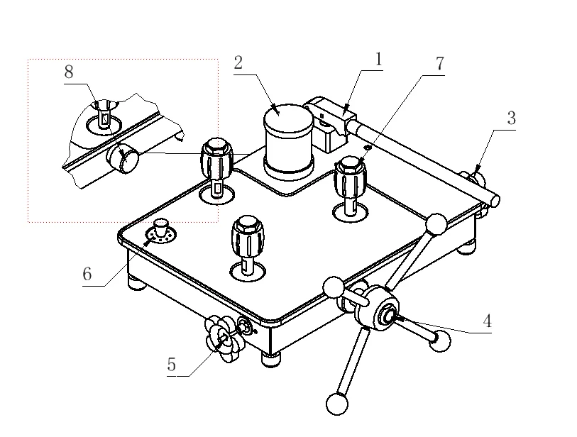 High Pressure Comparison Test Pump - 0-2500bar
