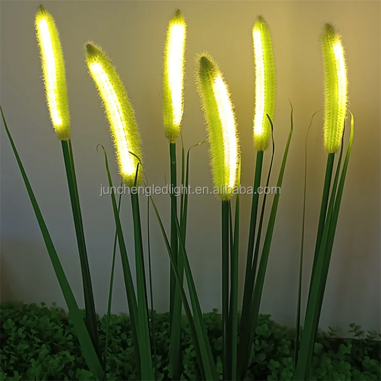 Artificial Led Setaria Light Ground Inserted Reed Lantern Festival ...