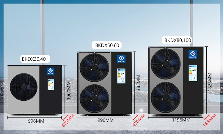 High Efficiency10kw 20kw 30kw High Cop R410a R32 R290 Heat Pumps Air To Water Heat Pump Water ...