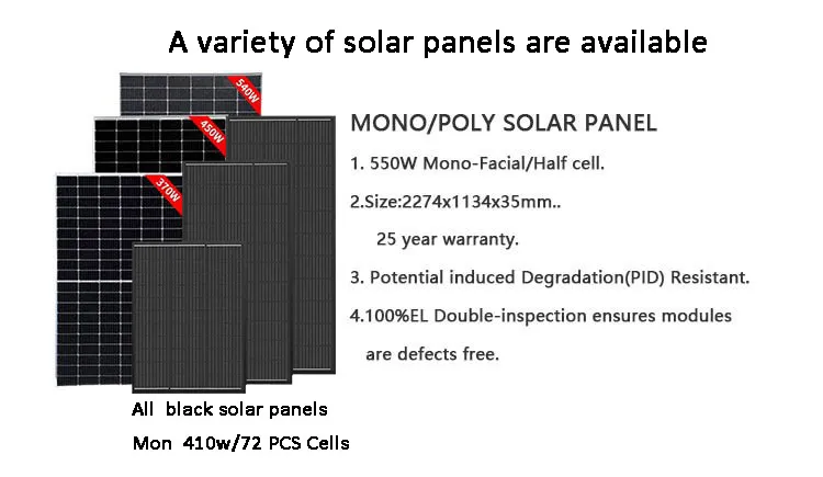 Complete Set Solar Energy System 5000w Hybrid Solar System 3kw 6kw 7kw ...