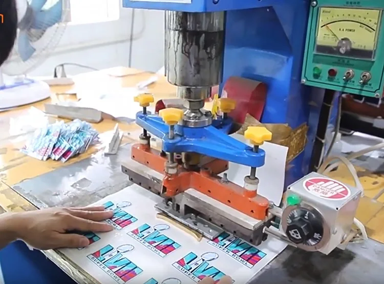 New Hanshu Hydraulic 8KW High Frequency Embossing Machine 3D Leather ...