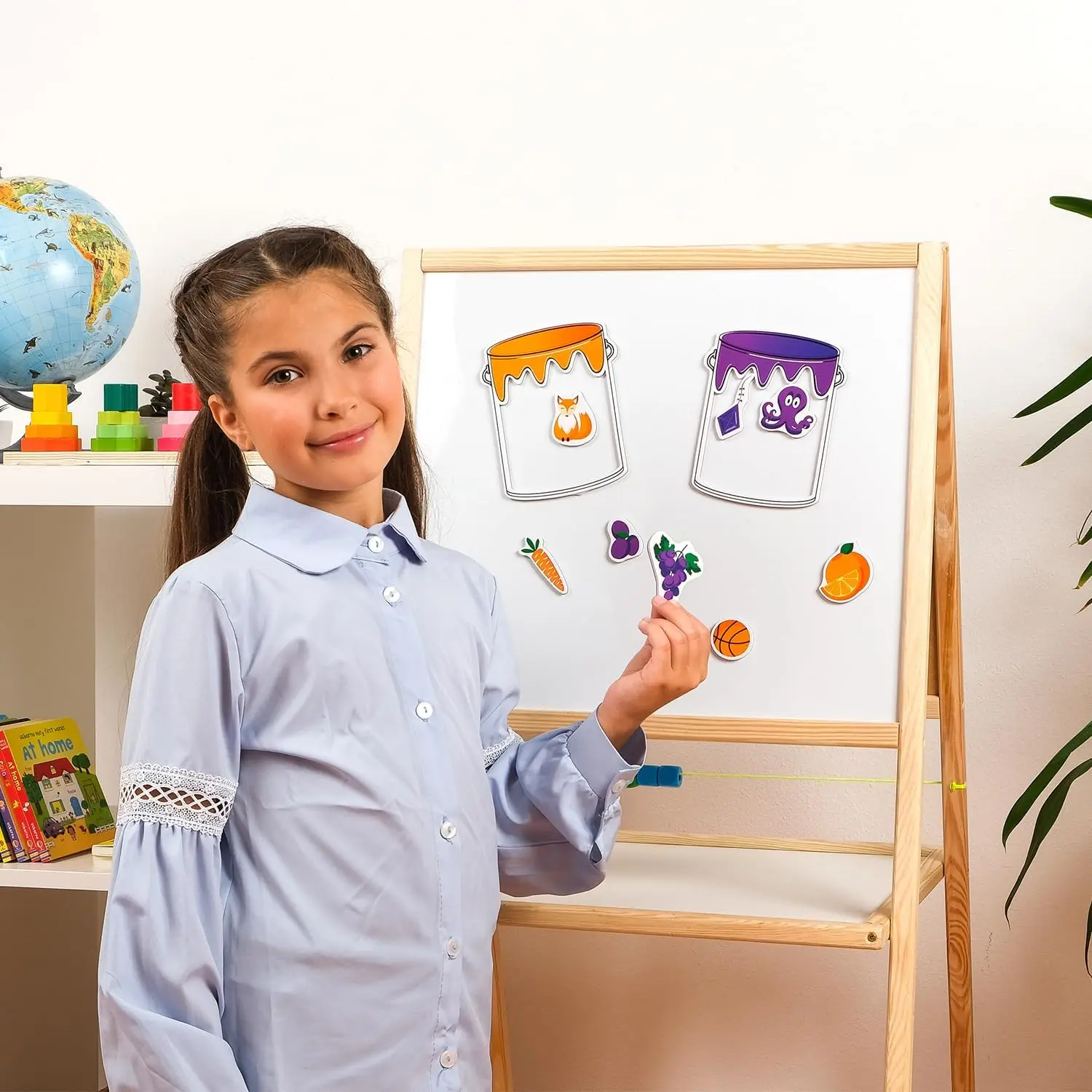 Magnetic Color Sorting Set - Preschool Circle Time Learning Activities ...