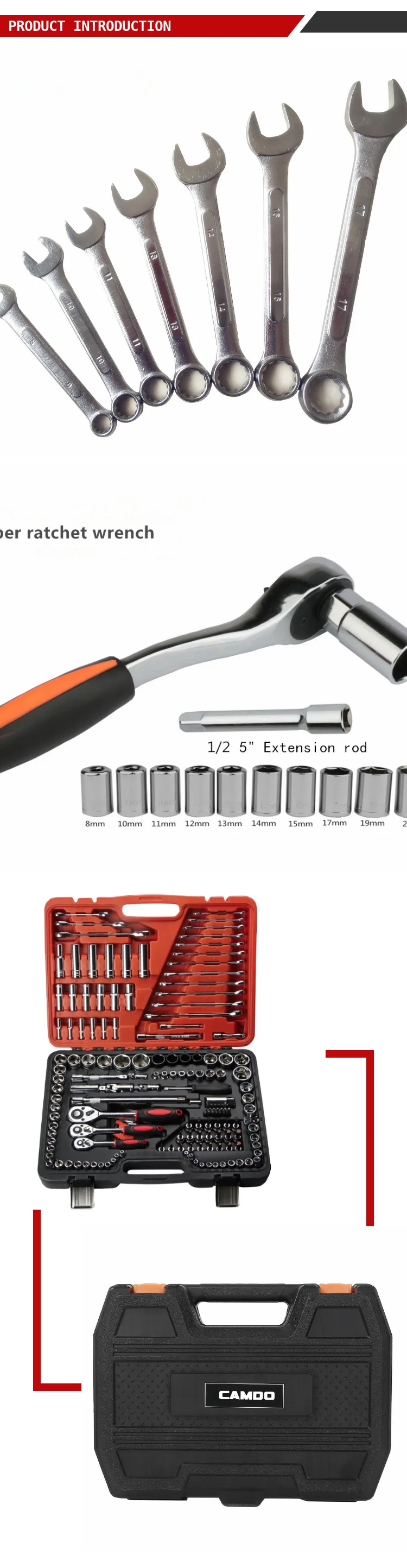 Customize 150pcs Hand Tools Toolkit for Automotive Repair