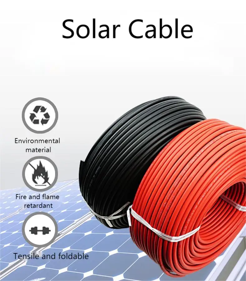 4mm2 Solar Pv Cable Single Core Power Cable 4mm Electrical Solar Wire ...