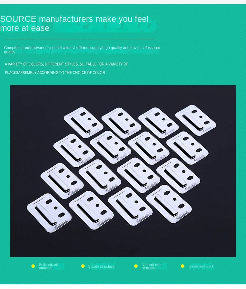 Install Wpc/pvc/uv Wall Panel Connect Stainless Steel Metal Clip For ...