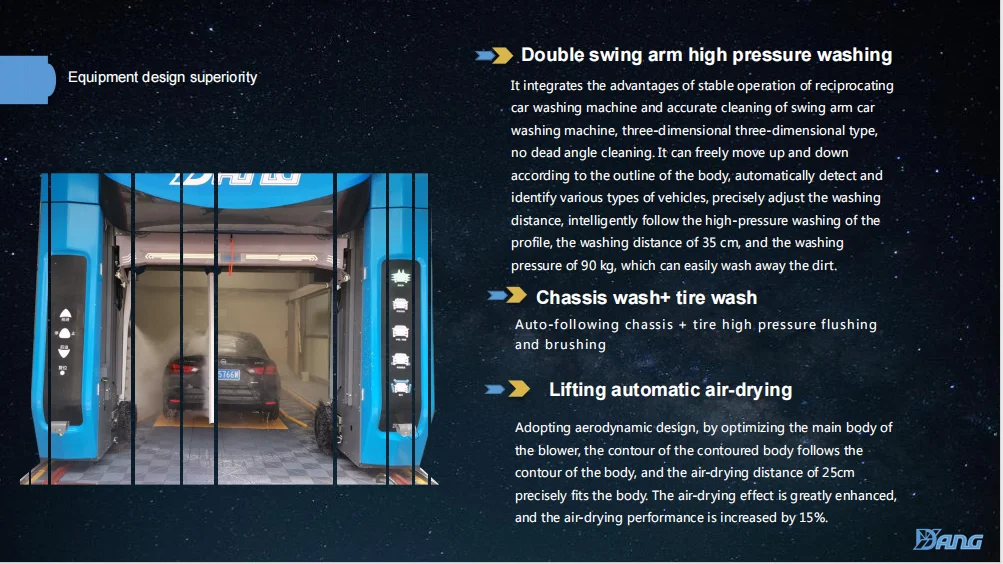 DY-DG180 Full Automatic 360 Touchless Robot Car Wash Machine
