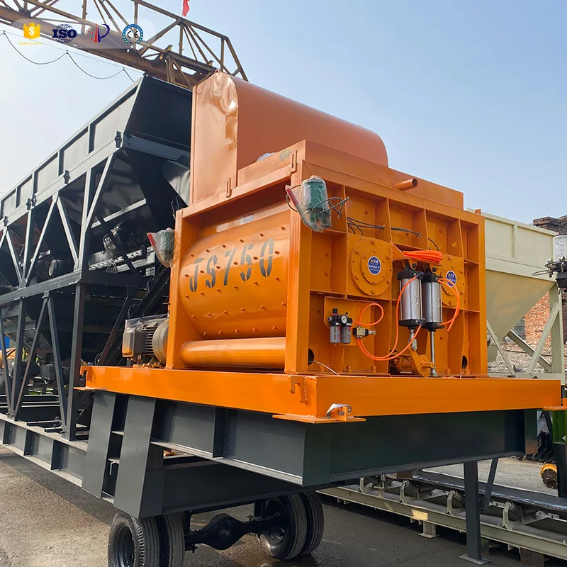 High Efficiency 20m3 Truck-Mounted Portable Hzs Mobile Concrete ...