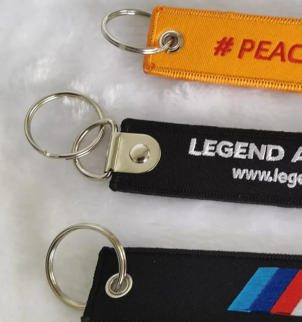 Custom Flight Jet Tag Anime Personalized Embroidery Key Chain