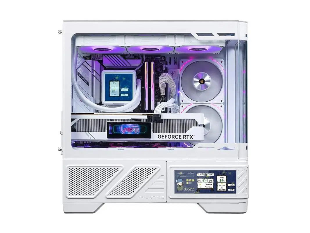 Valkyrie VK03M Mid Tower Gaming PC Case with 360 Water Cooling & 6.2 ...