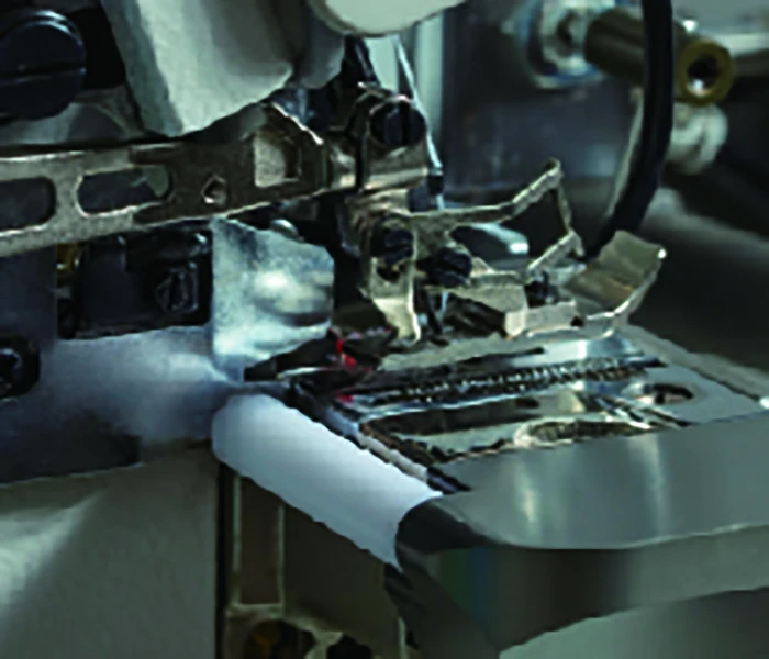 Automatic Overlock Sewing Machine For Cuffs Of Labor Protection Gloves ...