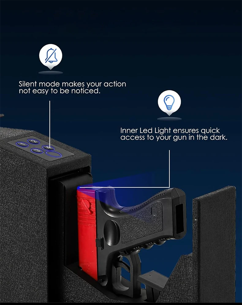 Biometric Gun Safe - Secure & Quick Access for Firearms