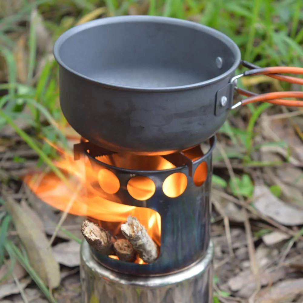 Collapsible Wood Burning Backpacking Stove