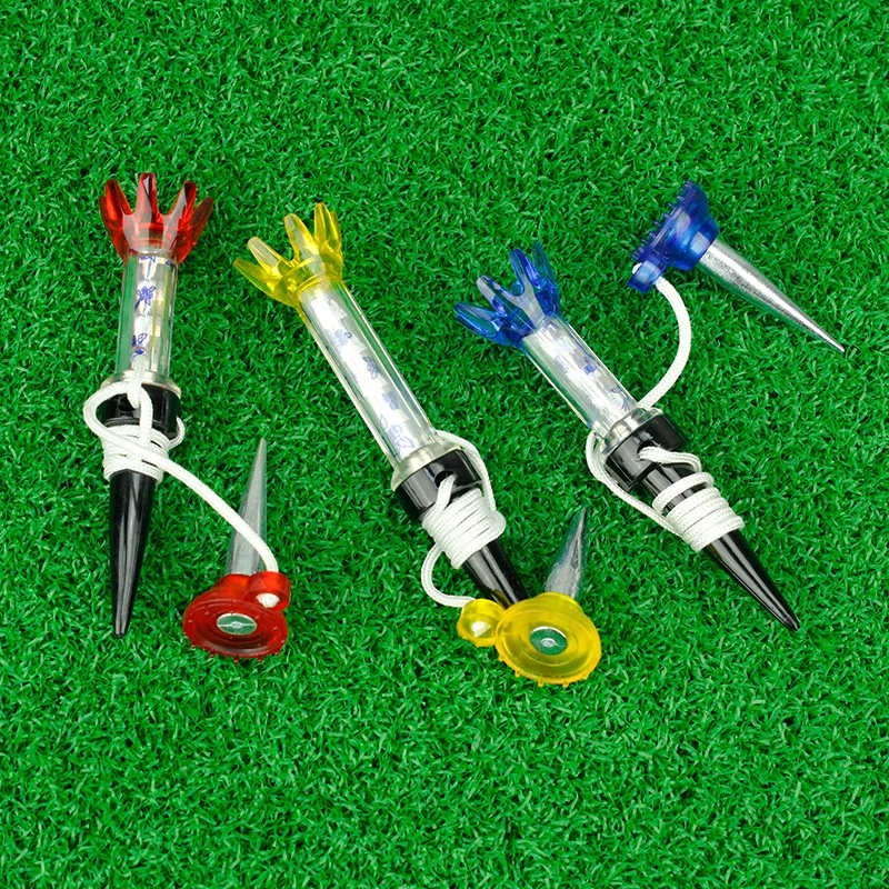 Magnetic Golf Tees Strong Magnetic New Iron/Wooden Club Tee Spring Golf ...