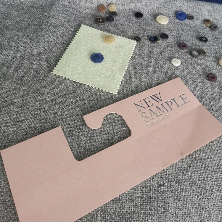 Wholesale Custom Logo Recycled Swatches Fabric Sample Cards