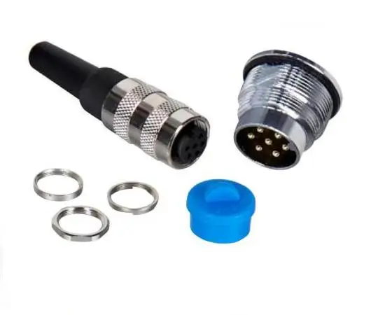 M16 series metal circular screw locking connector compatible with ...