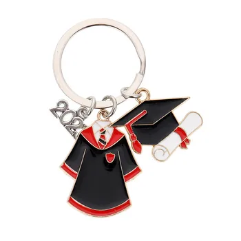 Graduate Keychain Graduation Cap Key Ring Study Key Chain For Women Men ...
