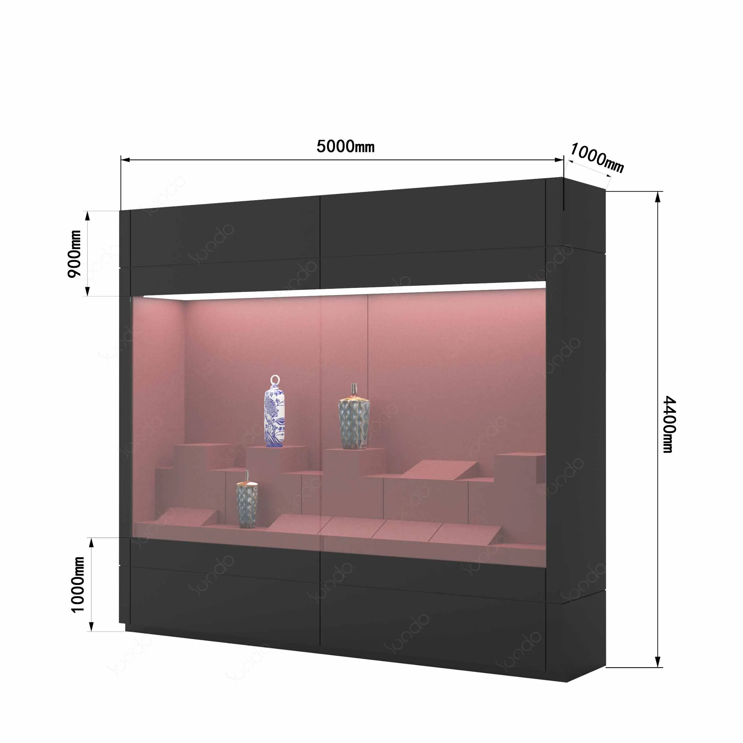Luxury Antique Relics Display Cabinet - Professional Supplier