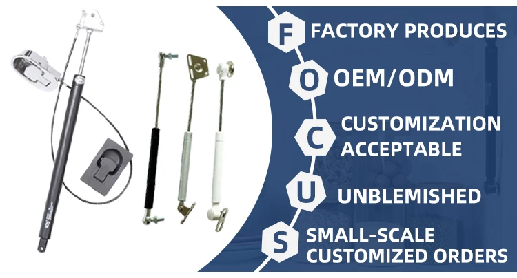 400N 600N Nitrogen Pneumatic Compression Gas Spring for Furniture