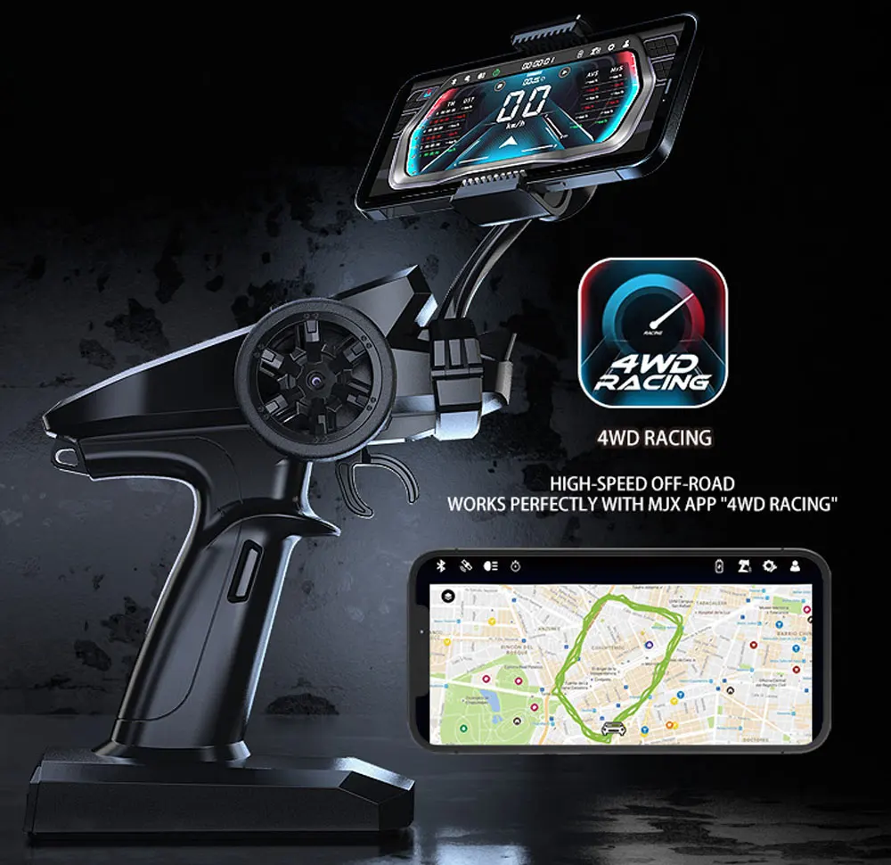 MJX Hyper Go 1/16 Brushless MJX 16207 4WD Electric Off Road Truggy Hobby Remote Control Car 4x4 ...