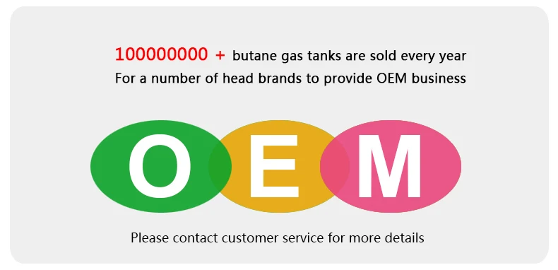 Factory Customized Logo Butane Alpine Gas Cylinder Cartridge Propane ...
