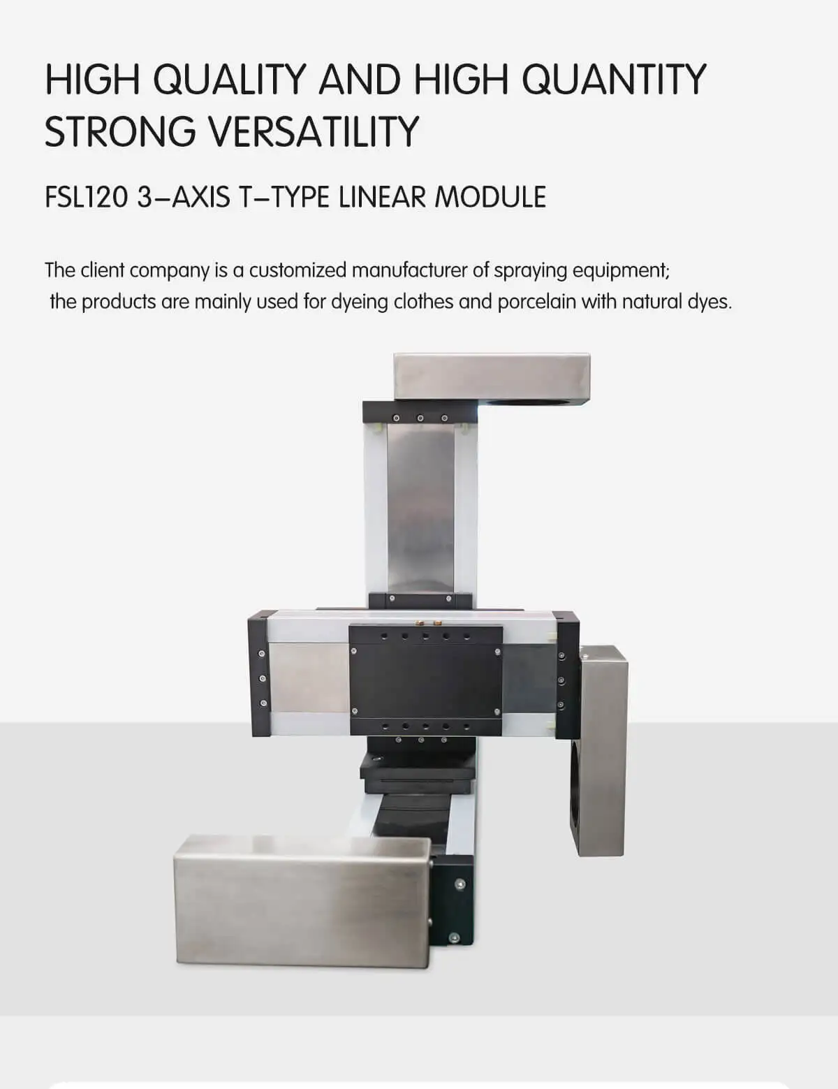 FUYU 3 Axis Ball Screw Linear Positioning Stage Dustproof XYZ Robotic ...