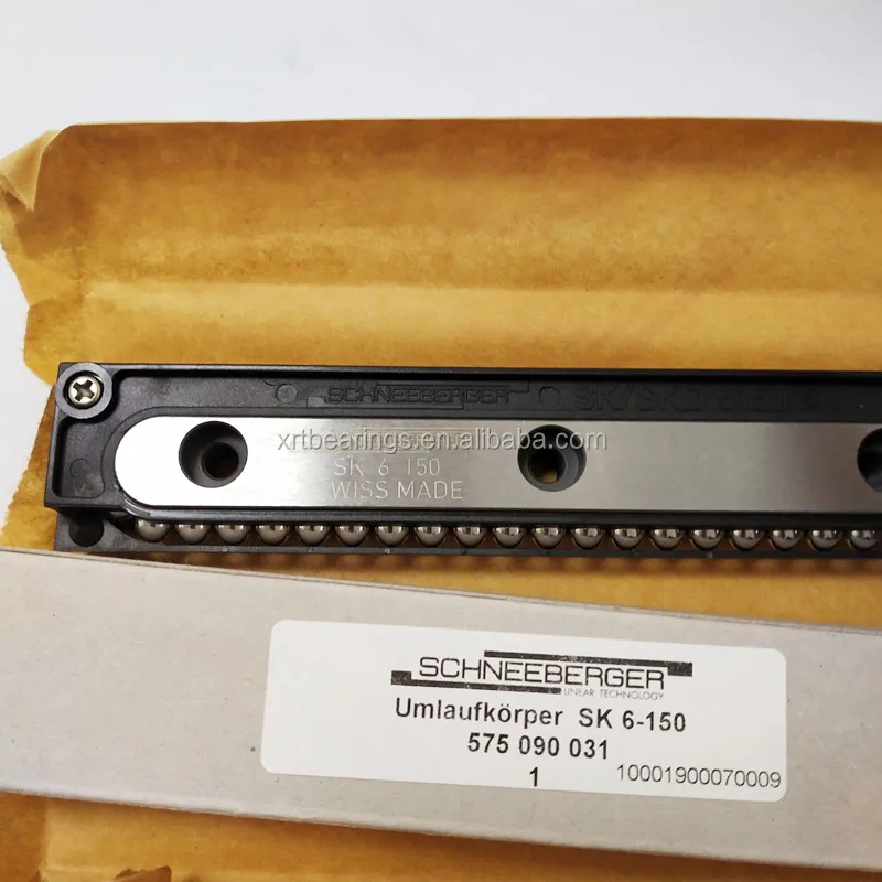 Schneeberger Linear Guideway Ball Recirculating Unit SK6150