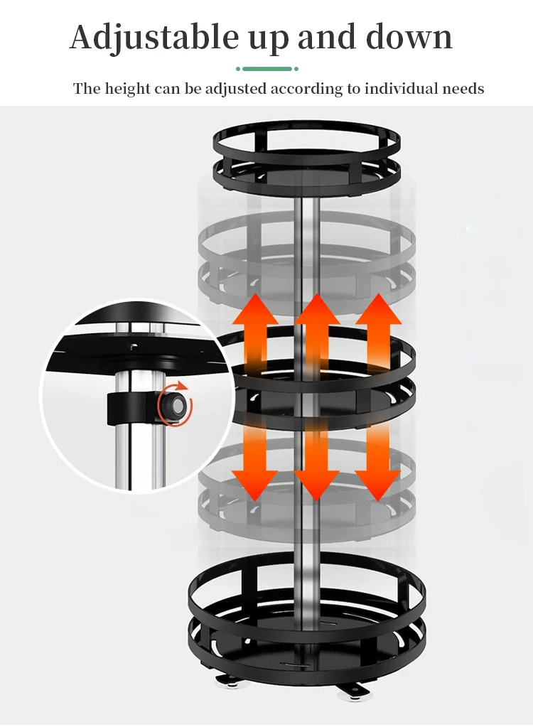 360 Degree Rotating Spice Rack - Efficient Kitchen Storage