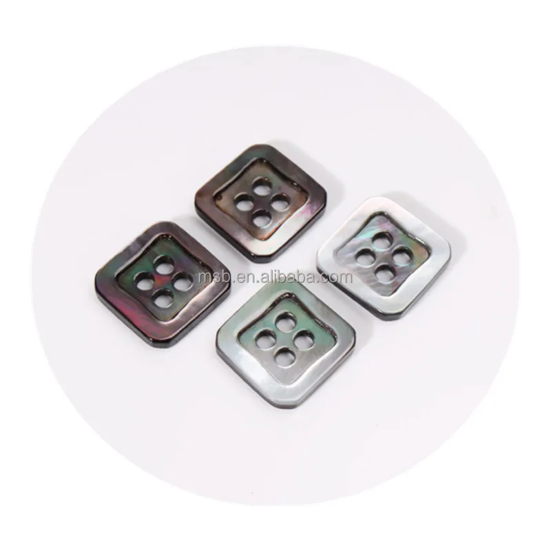 Natural Mother of Pearl Shell Buttons for Clothing & DIY