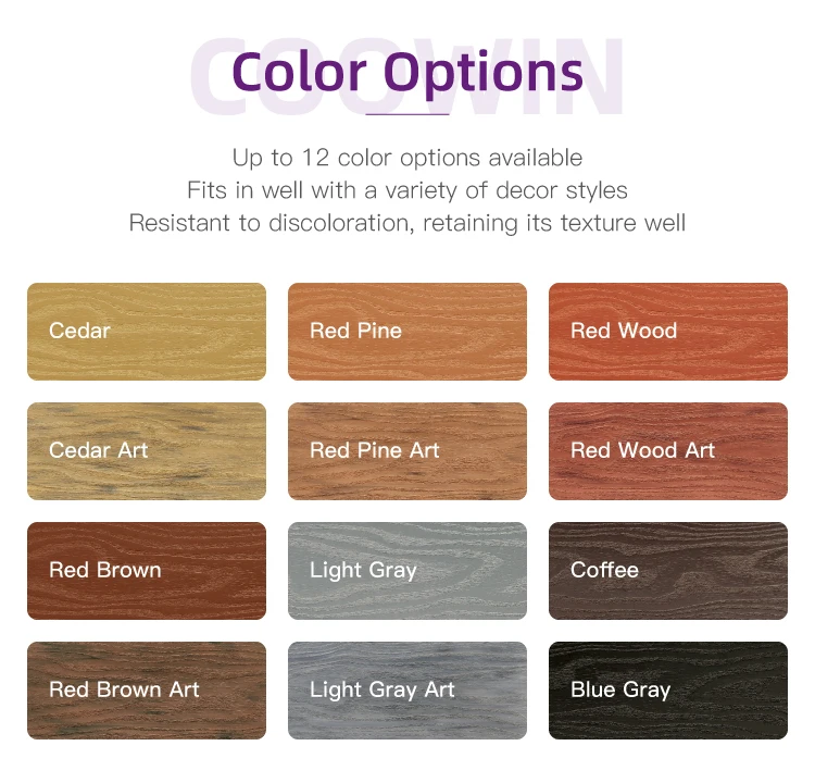 COOWIN WPC Decking - Durable, Eco-Friendly Outdoor Solutions