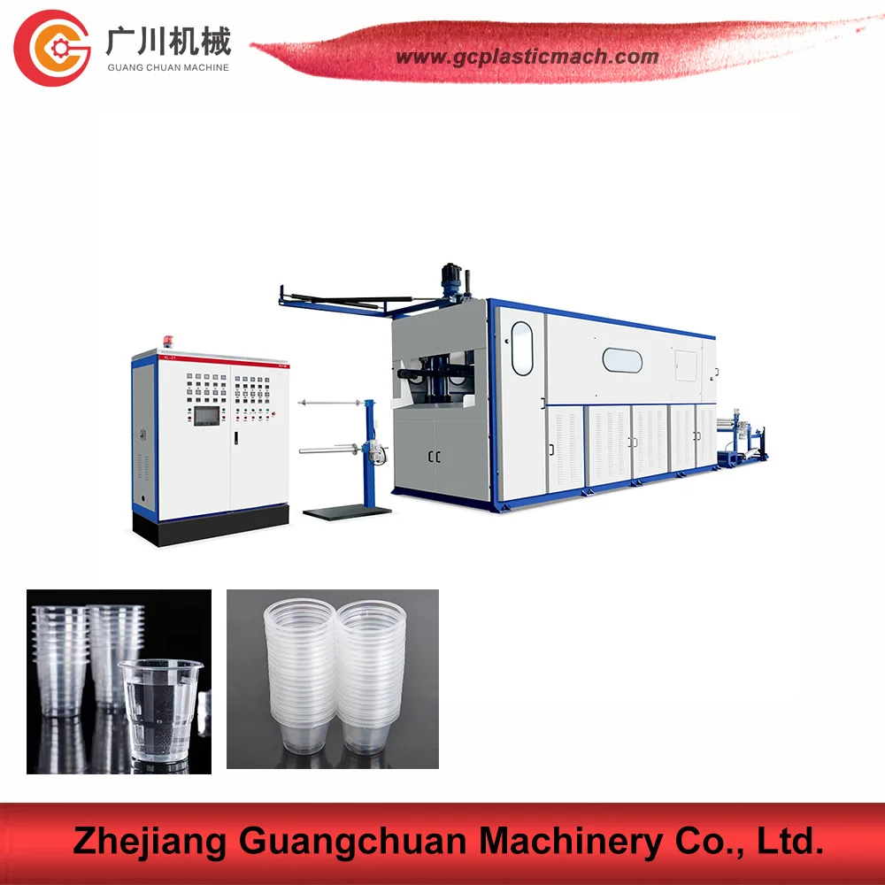 Full-automatic Plastic Cup Making Machine For Pp/ps/pet/pla Material ...