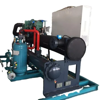 Screw Compressor Water Cooled Industrial Chiller Chilling Machine With ...