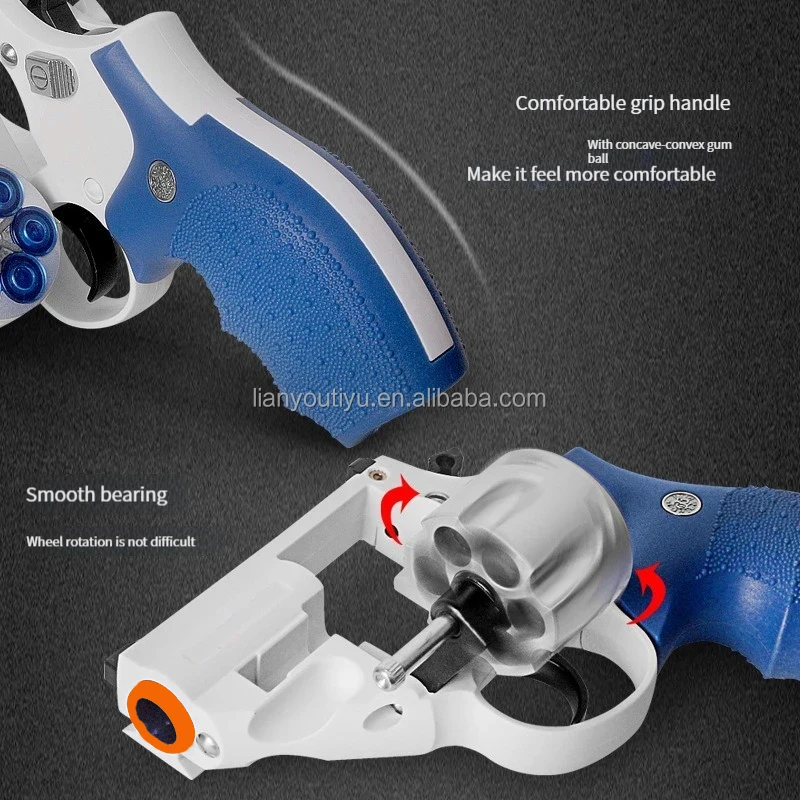 Sky Marshal Revolver Blaster Toy Gun Soft Bullet Gun Burst Simulation ...