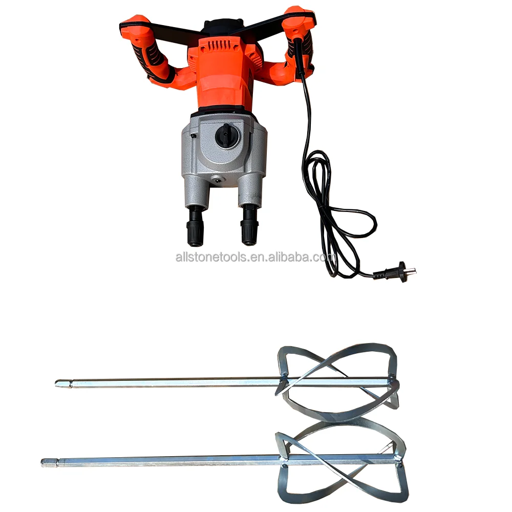 ALLSTONE Handheld Adjustable Speed Electric Mixer for Paint Cement ...