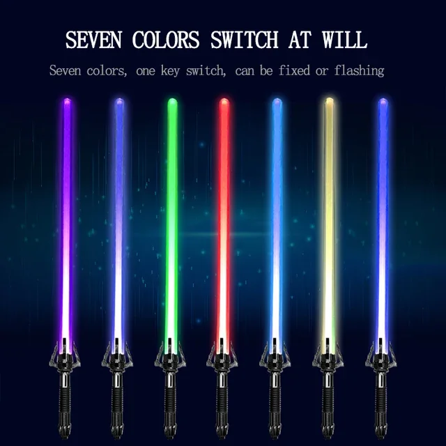 Kids Telescopic Extendable Collapsable Glowing Toys Swords Wholesale ...