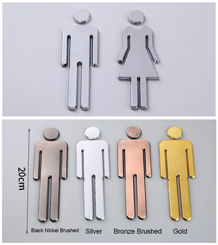 Public Washroom Image Plate Signboard Toilet Signs Plate Bathroom ...
