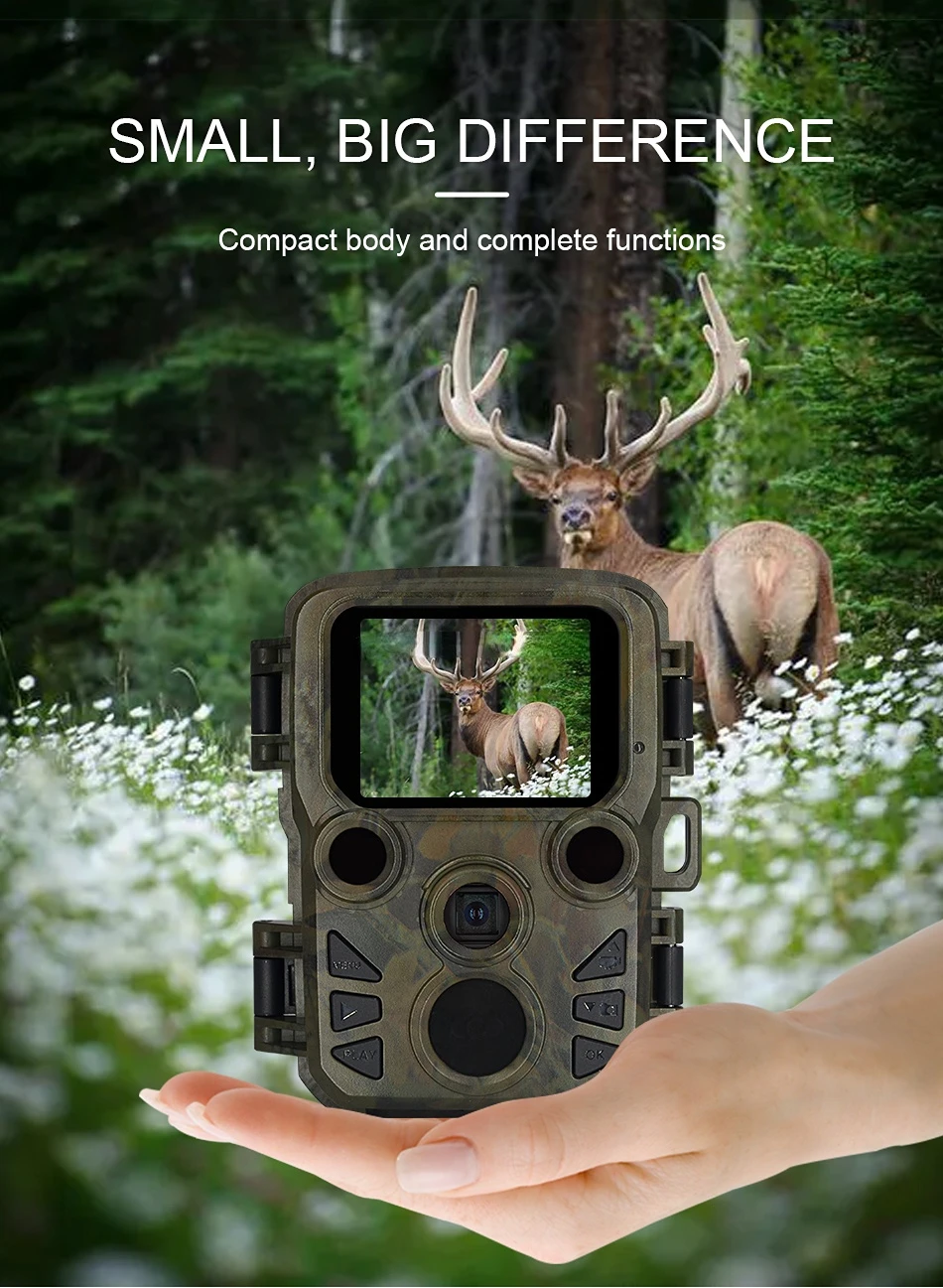 H5812 Mini Wildlife Camera Trail Treasure Hunting Cameras Cellular ...