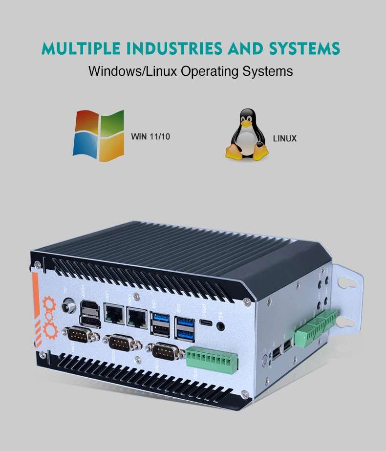 2025 Embedded AI Edge Computing Box 12th 13th Gen Core I5 I7 Ultra 185H ...