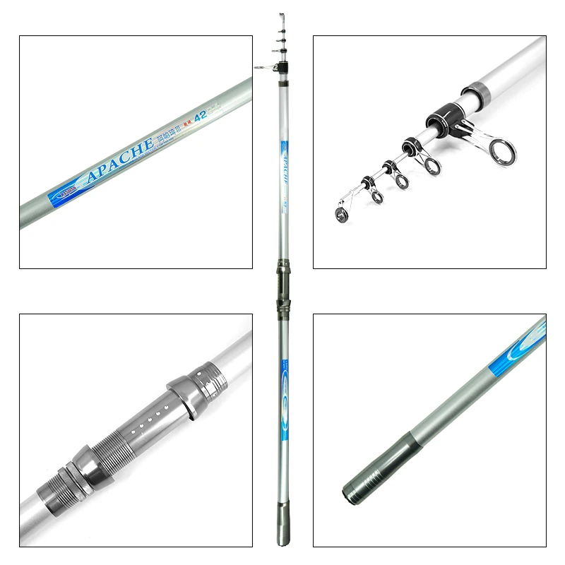 GF FUJI Accessories Telescopic Surf Fishing Rods 3.6m-5.7m