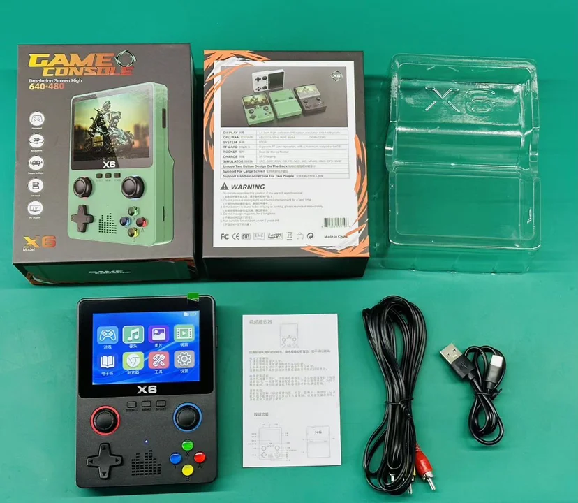 X6 Video Game Console - 3.5-Inch PSP Handheld Game Machine